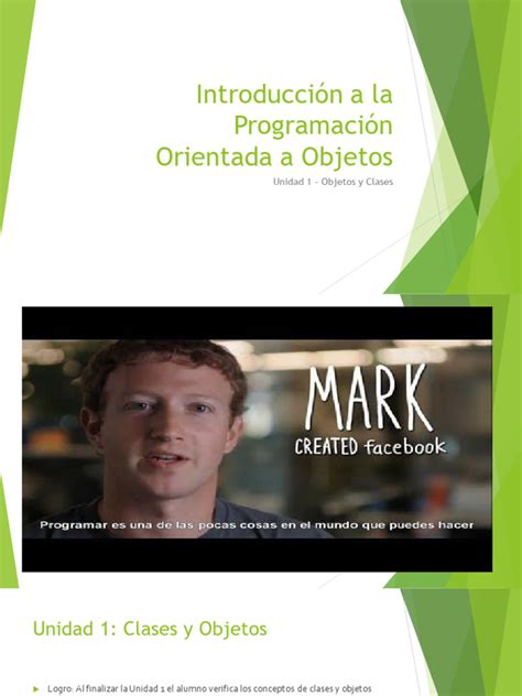 Sesión Presencial 1 Introducción A La Programación Orientada A