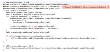 Objective C Application Crash On Ios 11 When Working With Addressbook