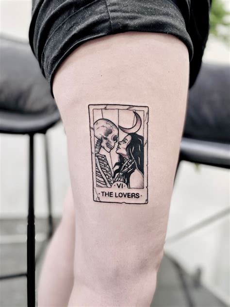 Carte Tarot Tattoo Tatouage Star Et Moon Nqflwv