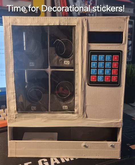 Craft Your Own Desktop Sized Cardboard Vending Machine With An Arduino