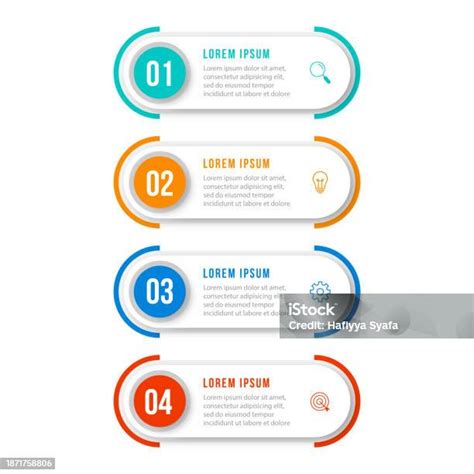 4 가지 옵션이있는 프리젠 테이션 비즈니스 인포 그래픽 템플릿 벡터 그림입니다 0명에 대한 스톡 벡터 아트 및 기타 이미지 0명 개념 개념과 주제 Istock