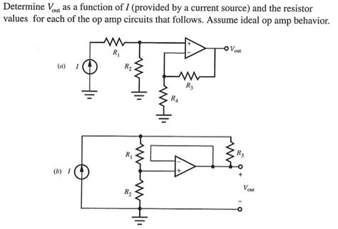Determine Vout As A Function Of I Provided By A Chegg Com