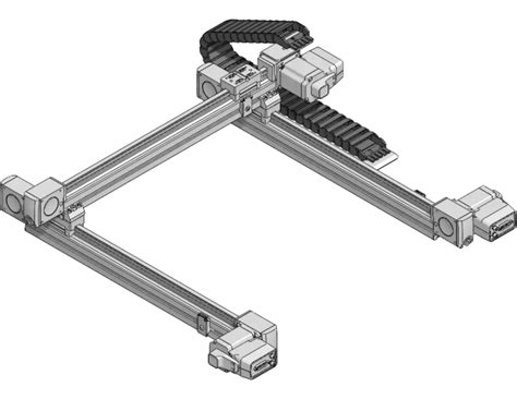 Lc40 Xy Dual Motor Gantry Configurator Lc40 Gantries Versatile T Slot Systems Zaber