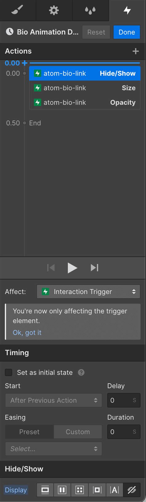 help my webflow animation isn t working properly