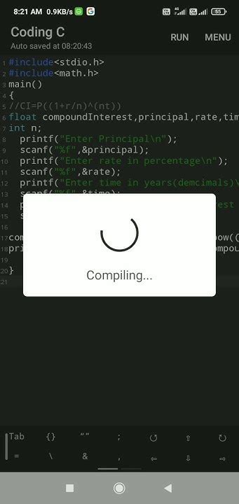 C Programmingcompound Interest Program Programming Youtube
