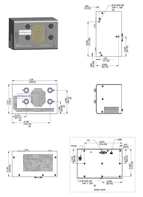 Quad Channel Spectrometer Quad Input Spectrometer Multitrack Spectrometer Multifiber