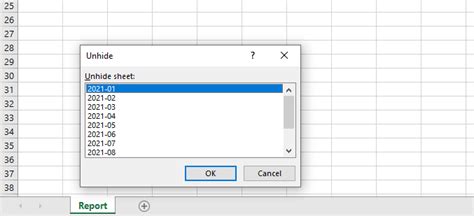 unhide all sheets in excel with a simple macro that works for all your