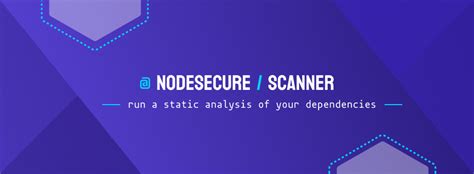 github nodesecure scanner ⚡️ a package api to run a static analysis