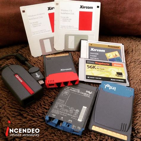 PCMCIA Modem And Network PC Card Xircom 3com Intel Megahertz Pcmcia Cardbus Pccard