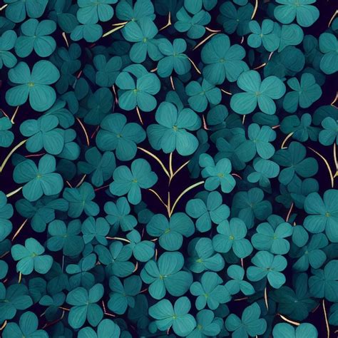 Premium Photo Seamless Pattern With Clover