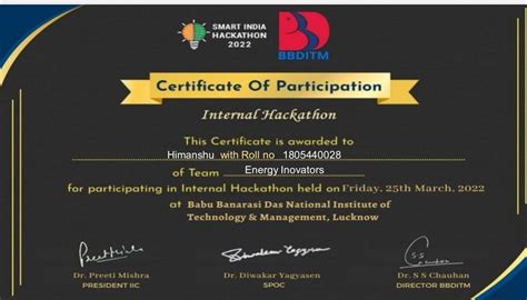 Himanshu Gupta On Linkedin Energy Inovators Sih Smart India Hackathon 2022