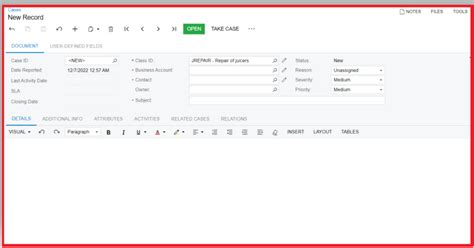 How To Create A Case In Acumatica Germinit Innovation
