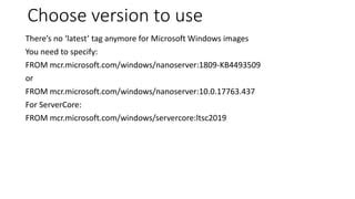 Windows Containers Troubleshooting PPT