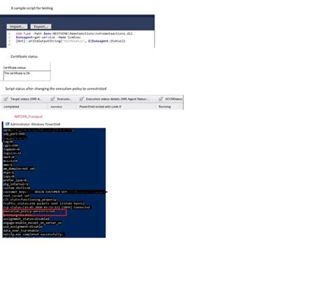 hi i have created a custom powershell script signed using private ca