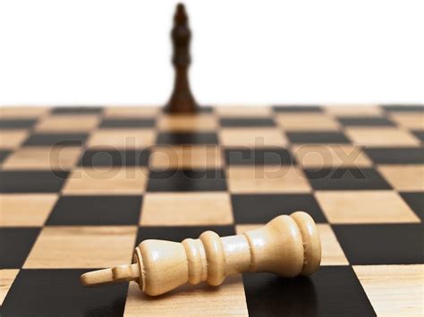 Photo Of The Chess Board With Checkmate Stock Image Colourbox