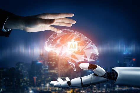 Premium Photo Mlp Futuristic Robot Artificial Intelligence Concept