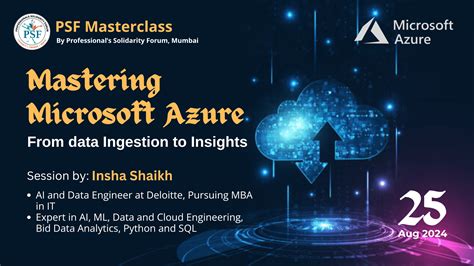 Psf Masterclass Mastering Microsoft Azure Psfmumbai