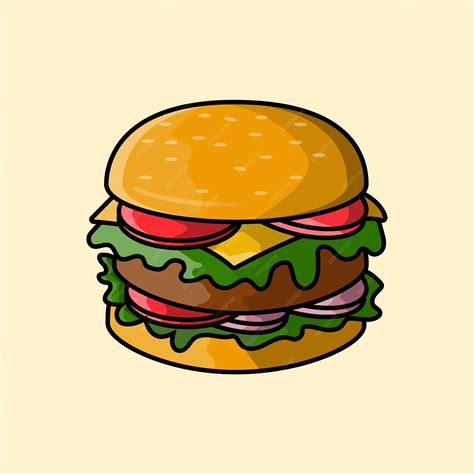 Premium Vector Burger