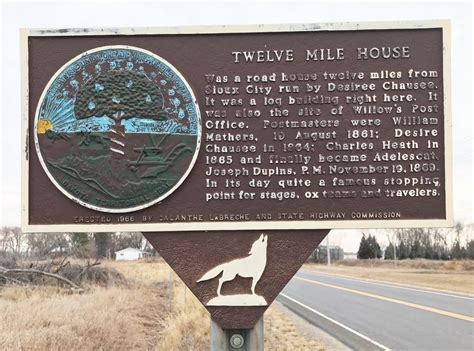 Twelve Mile House Historical Marker