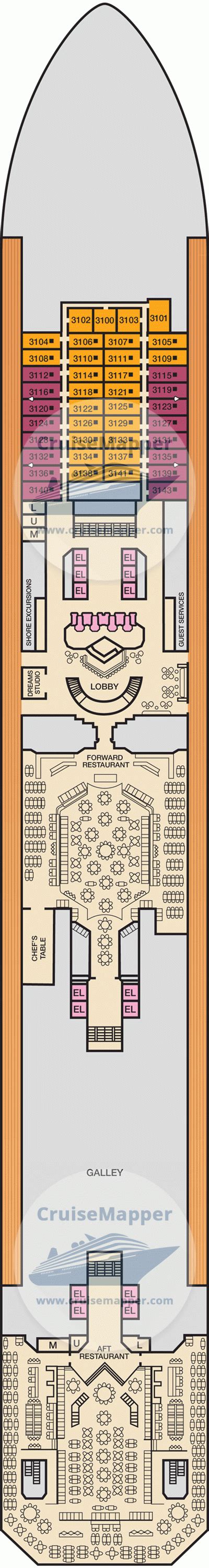 Carnival Sunrise Deck 3 Plan Cruisemapper Carnival Sunrise Deck 3 Plan Cruisemapper
