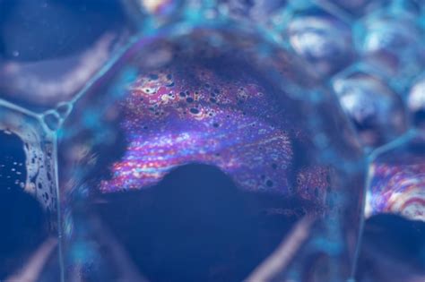 Premium Photo Beautiful Abstract Blue Bubbles Background Pattern