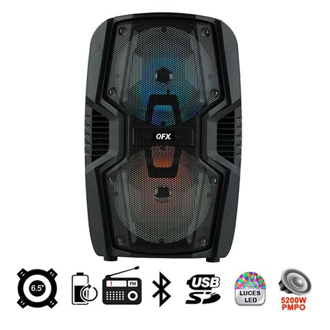 Bocina Bluetooth Qfx Tipo Bafle Bodega Aurrera En Línea