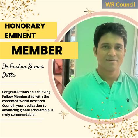 Dr Pushan Kumar Dutta A Visionary In Sustainable Industrial Eng