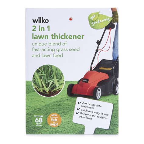 Wilko Lawn Thickener 2 In 1 Lawn Seed And Grass Seed 24kg Wilko