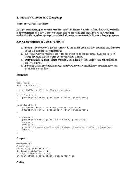 Global C Usage Pdf Systems Engineering Computer Programming