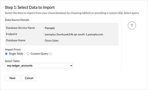 Import Data From Panoply L Zoho Analytics Help
