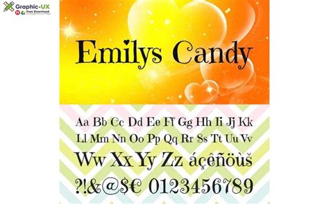 Emilys Candy Font Graphicux