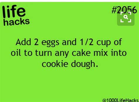 Pin On Tips And Hacks Cookie Hacks 1000 Life Hacks Cake Mix Cookies