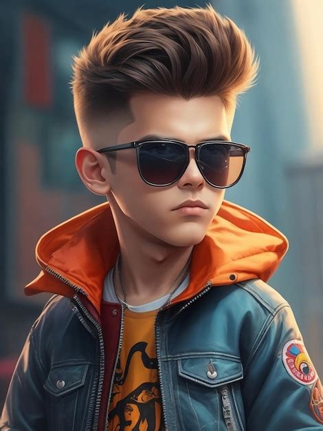 Premium Ai Image Cool Boy