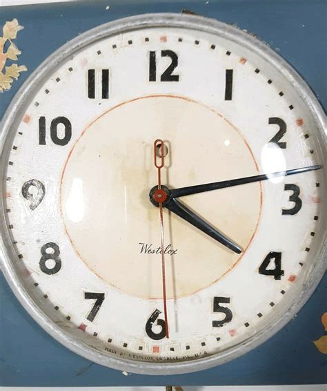 Vintage Retro Westclox S7 A Electric Kitchen Wall Clock 17736122