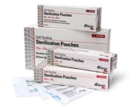 525 X 10 Self Seal Sterilization Pouches Beck Lee