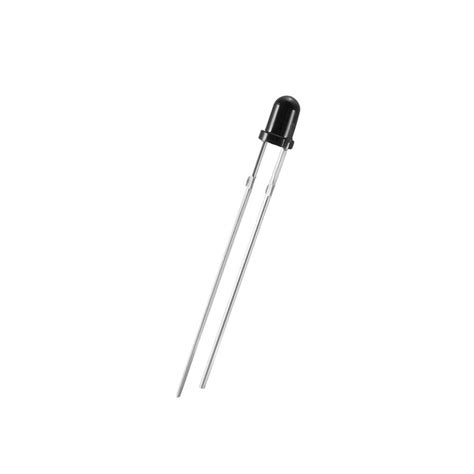 Uxcell 10pcs Photosensitive Diode Photodiodes Light Sensitive Sensors 3mm Black Round Head