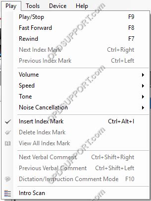 DSS Player Standard GUI Overview Professional Audio Support
