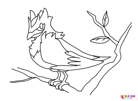 Pokemon Staraptor Coloring Pages