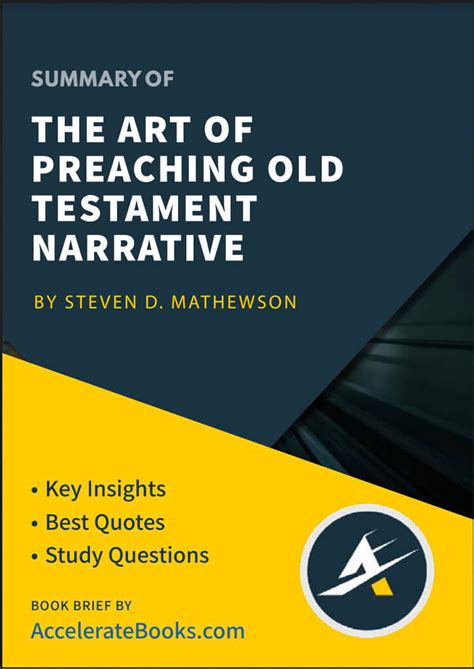 Book Summary Book Summary Of The Art Of Preaching Old Testament