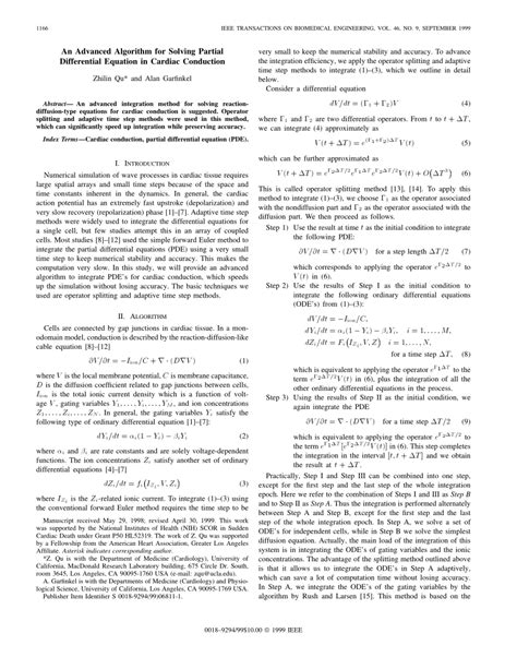Pdf An Advanced Algorithm For Solving Partial Differential Equation
