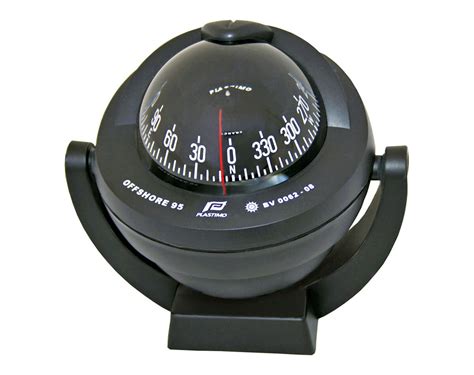 Offshore 95 Powerboat Compass Bracket Mount Conical Card Plastimo