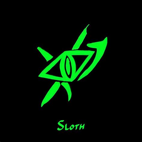 Pin By Reinxasri On My Version Of The 7 Deadly Sins Symbols Sloth