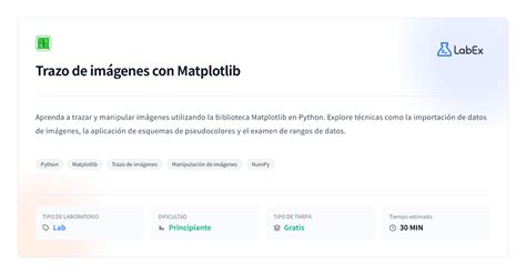 Trazo Y Manipulación De Imágenes Tutorial De Python Matplotlib Labex
