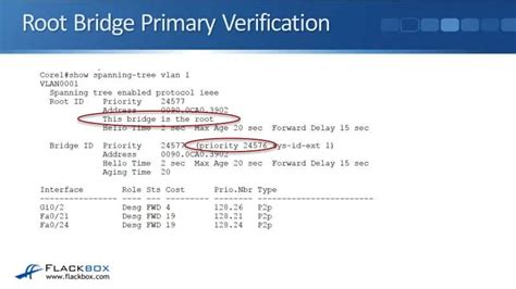 Spanning Tree Root Bridge Election On Cisco Switches FlackBox