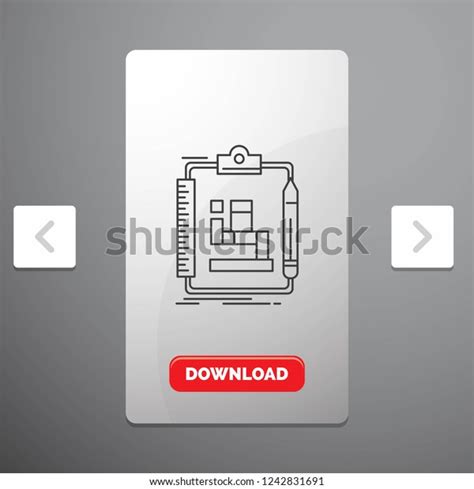 Algorithm Process Scheme Work Workflow Line Stock Vector Royalty Free