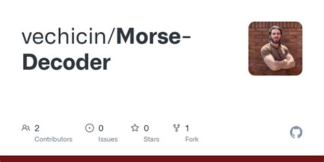 Github Vechicin Morse Decoder