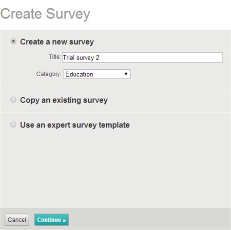 Designing Survey Form