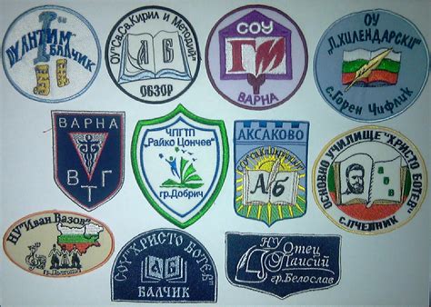 Eva Embroidery бродерия емблеми на училища