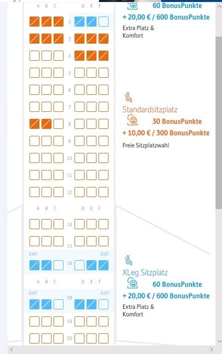 Seat Map Sunexpress Boeing B737 800 Boeing Airlines A