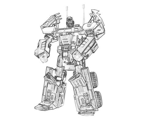 Ratchet Transformer Autobot Coloring Pages 2025